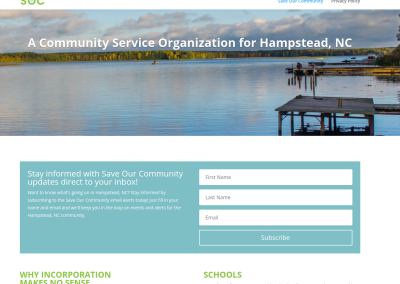 Save Our Community - Wilmington Web Design